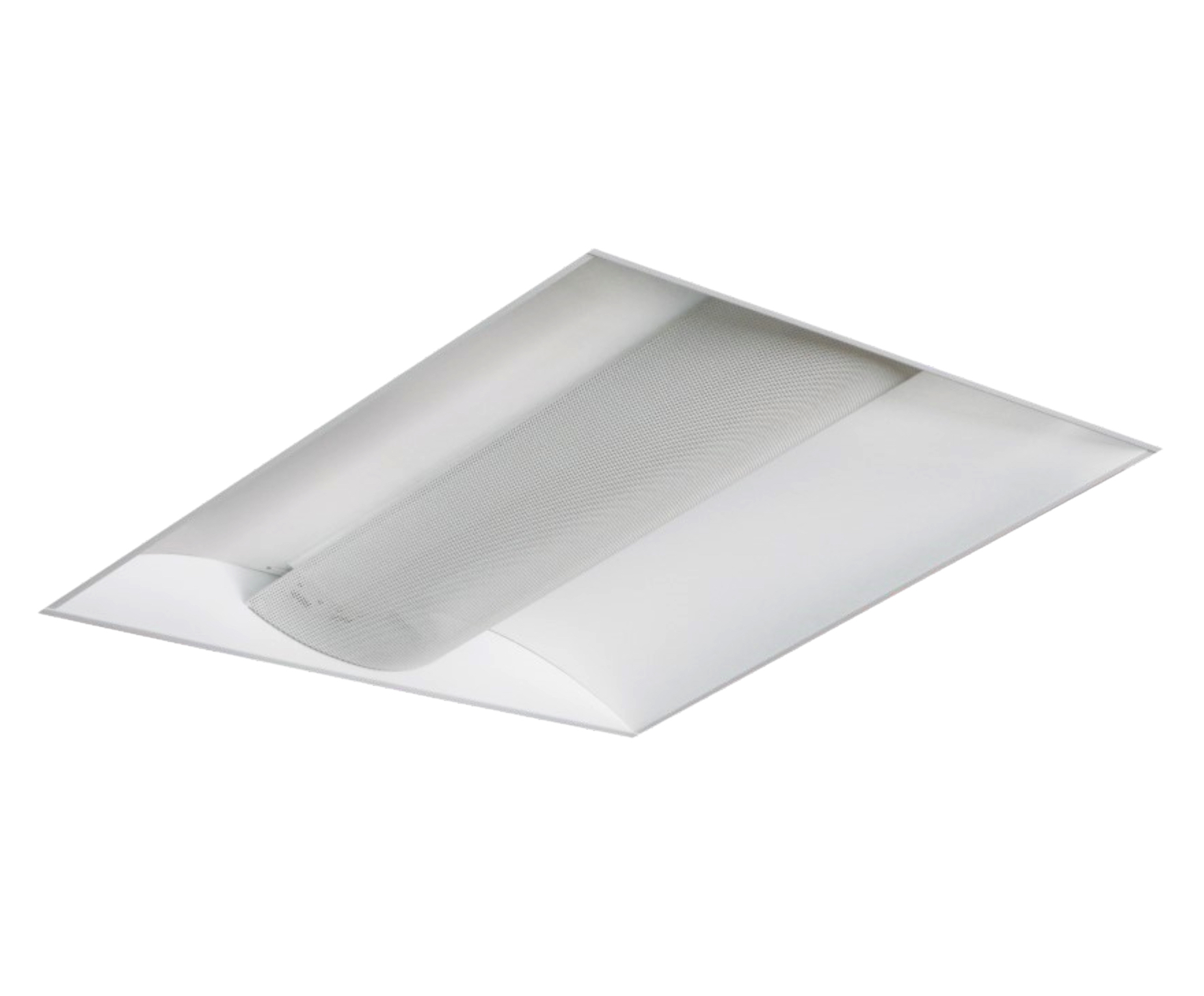 CENTER BASKET TROFFER—LED Tubes | TechBrite